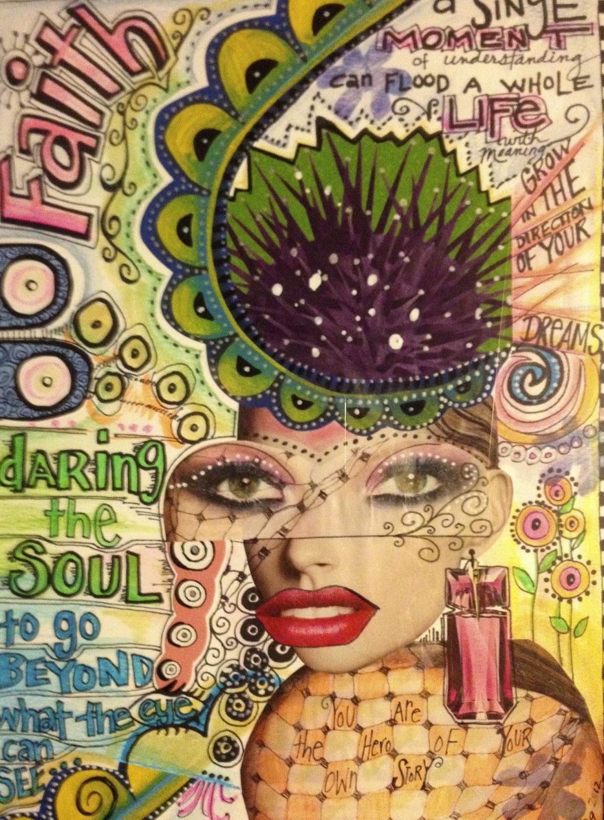 Art to the Moon & Back: Collage in the Style of Teesha Moore