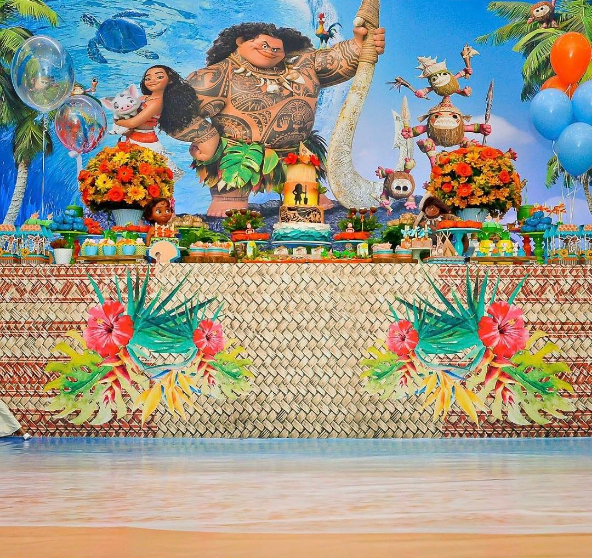 Fiesta temática de Moana