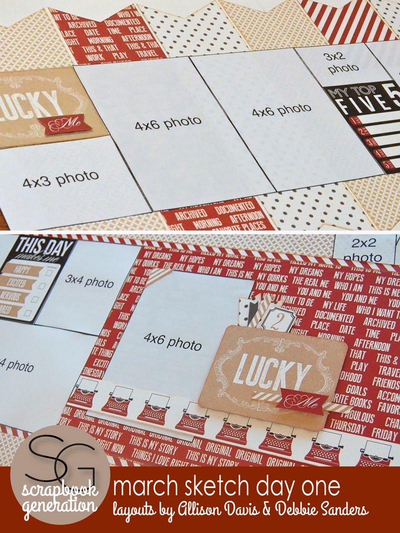 SCRAPBOOK GENERATION: March Sketch Day One