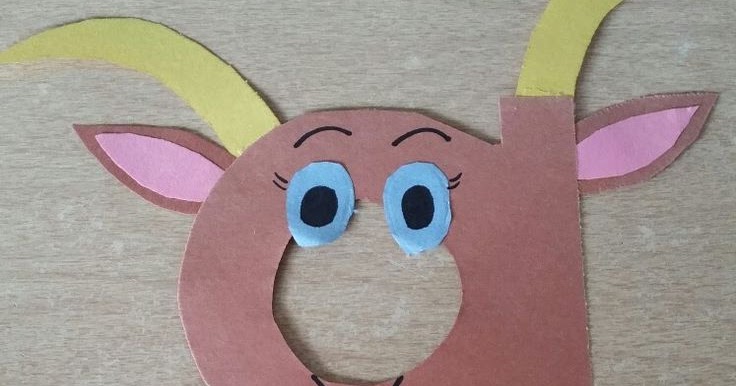 Kids 4: THE LETTER G GOAT CRAFT!!