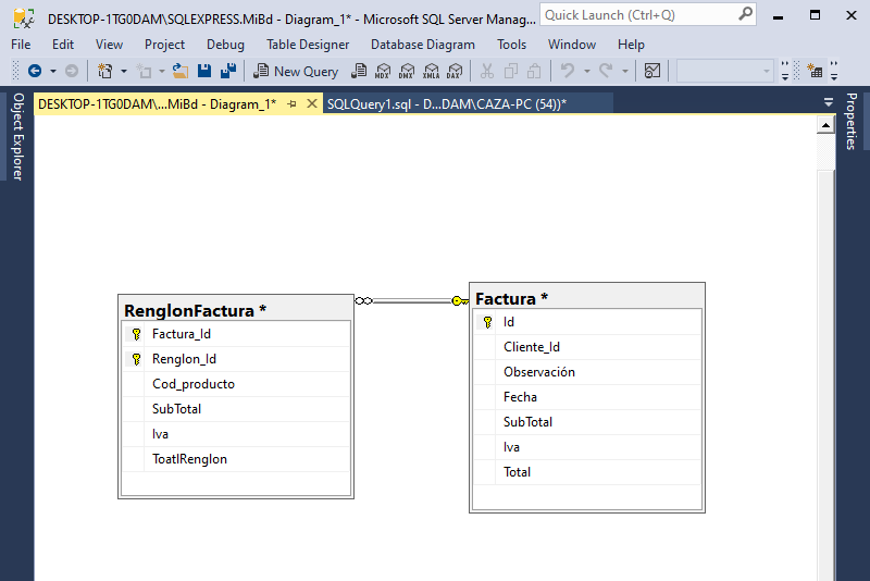 Relaciones entre tablas