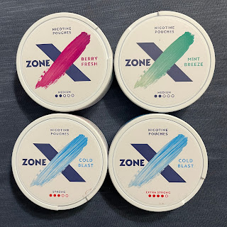 ZoneX Nicotine Pouches - Review. 21 September 2021.