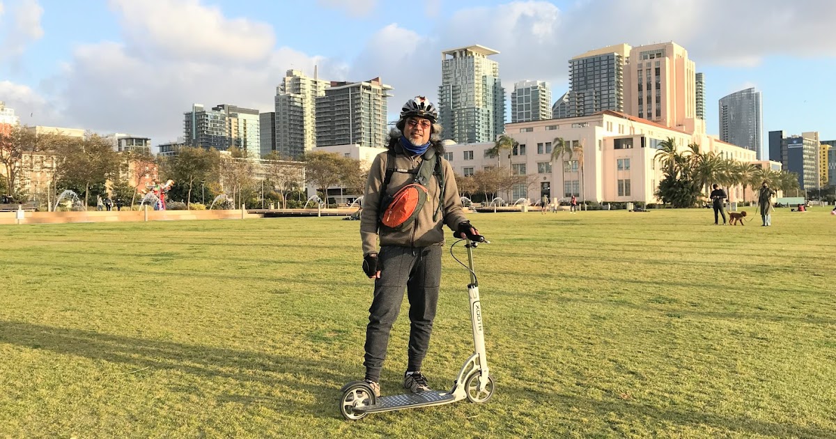 Scooting over 30 miles around San Diego Bay