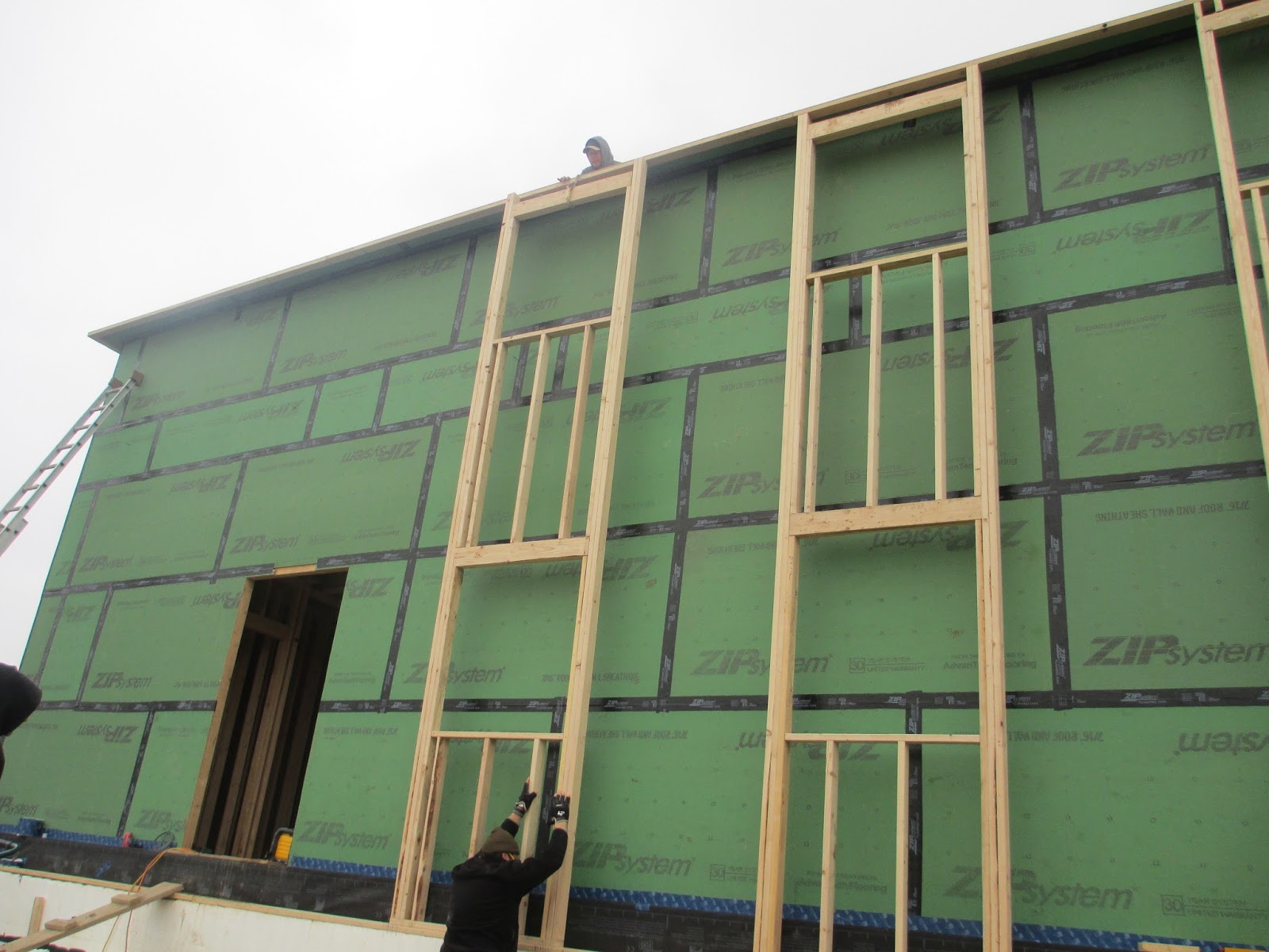 Rochester Passive House: Wall Assembly 2