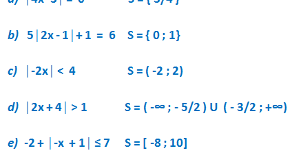 Matemática 5: TP: Ecuaciones e Inecuaciones con Módulo