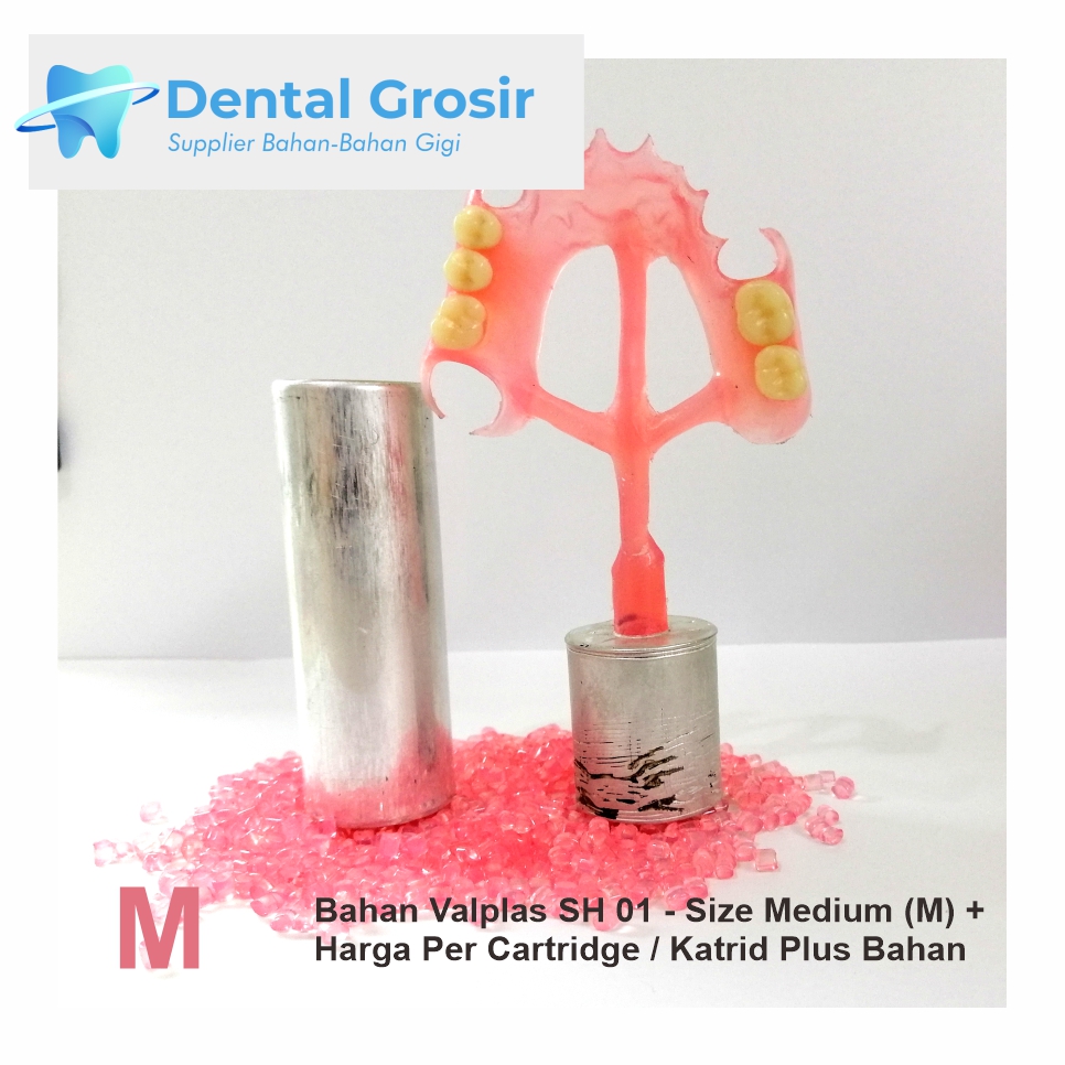 Bahan Valplas SH 01 - Size Medium (M) + Slongsong - Dental Grosir