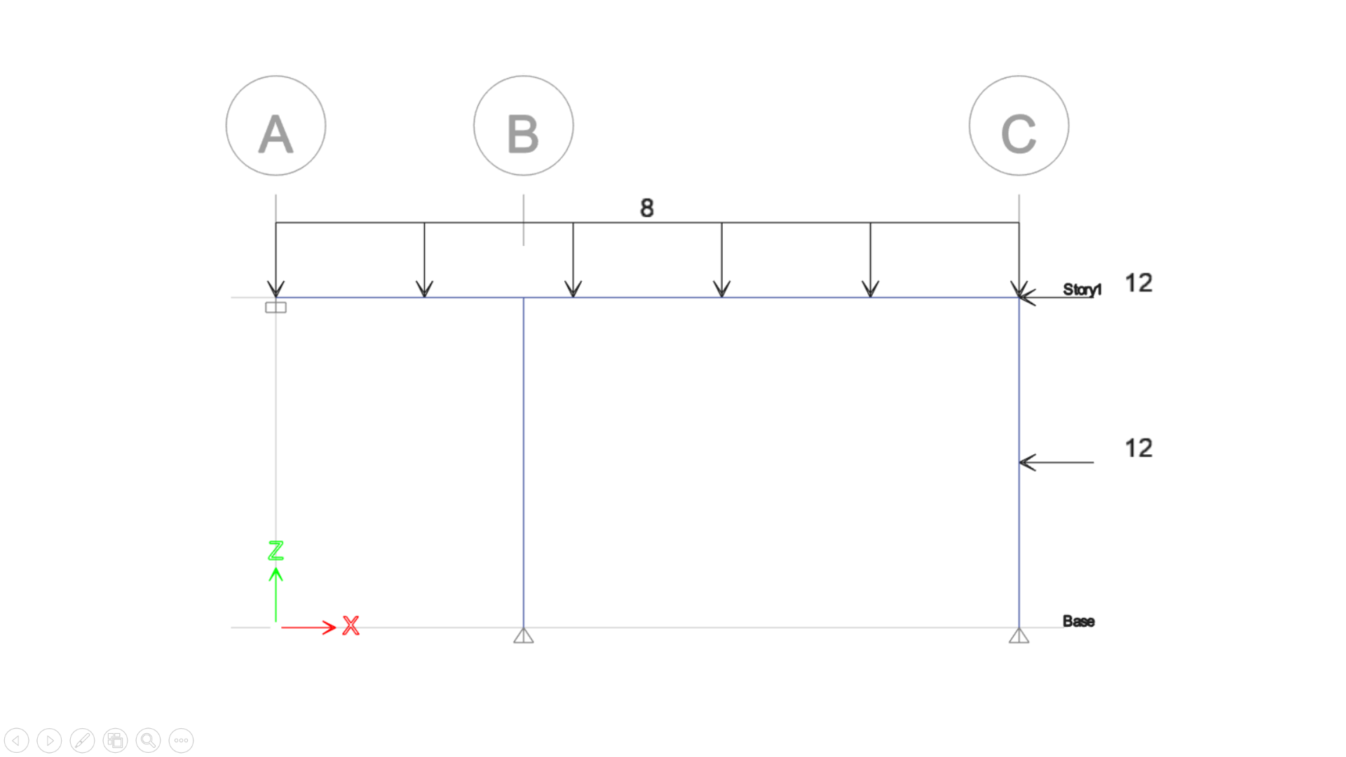 Video Tutorial for ETABS and 10 Examples of 2D Analysis with Exercise Files