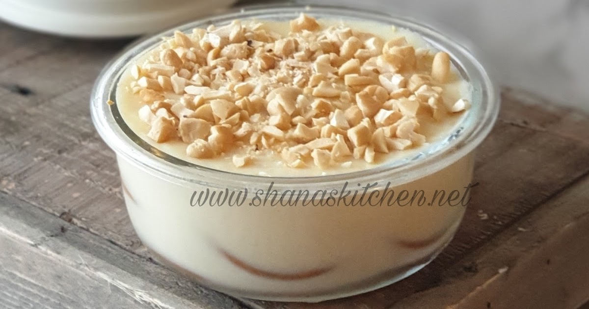 Vanilla Marie Biscuit Pudding - Shana's Kitchen