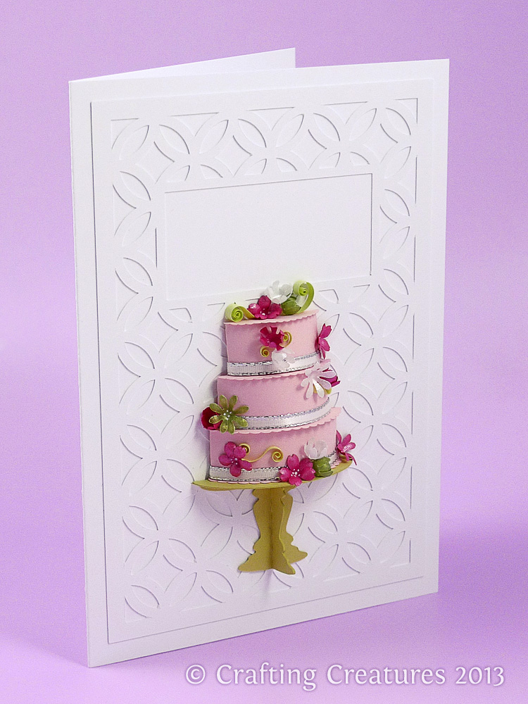 Welcome to Paper Zen ~ Cecelia Louie: 3D Cake Card with Punched Flowers