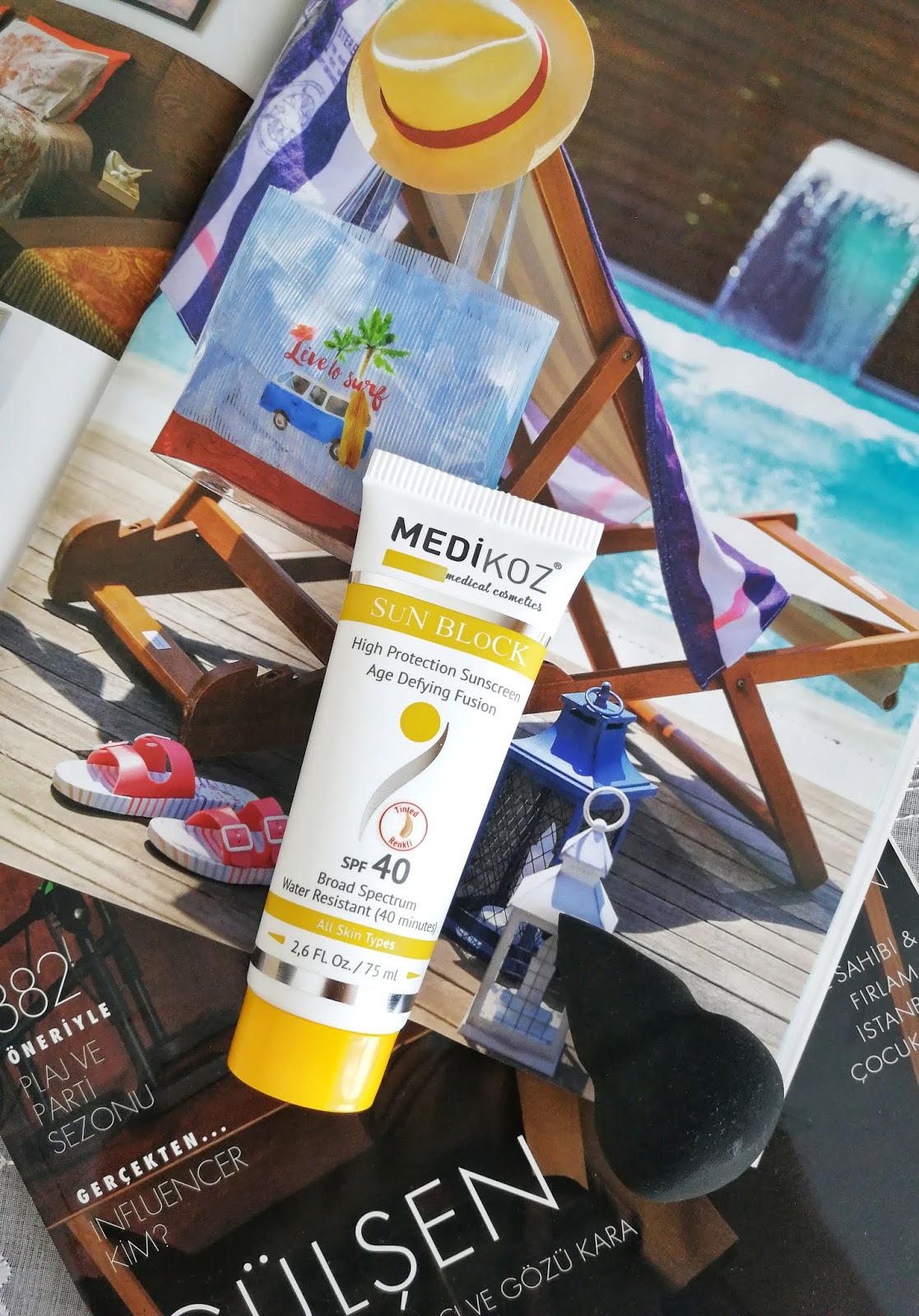 Makyajlı Kareler: MEDİKOZ SUN BLOCK RENKLİ GÜNEŞ KREMİ