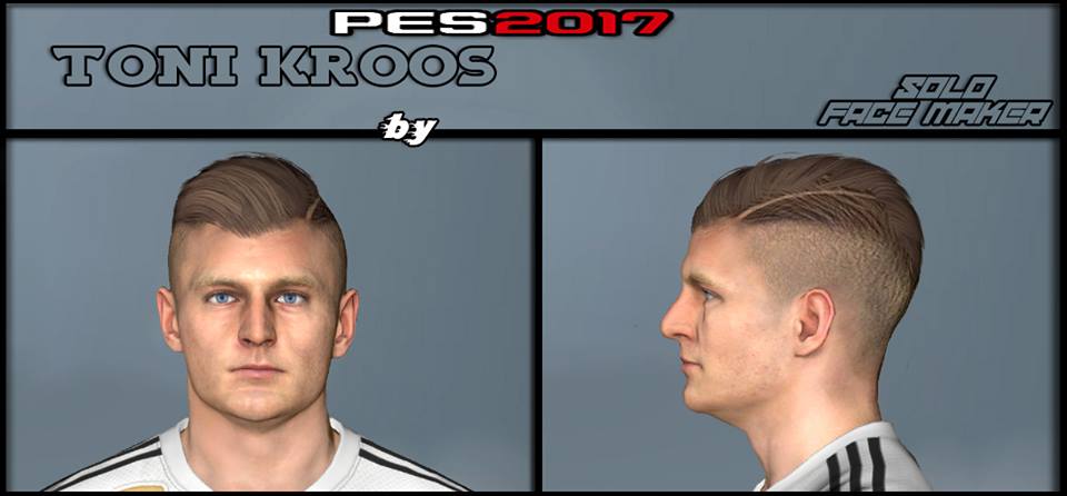pes-modif: PES 2017 Toni Kroos Face by Solo Gamer Face Maker & Pes Editor