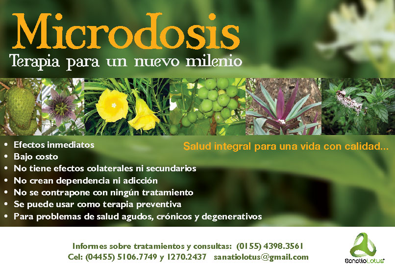 Sanatio Lotus: Microdosis - Terapia para un nuevo milenio
