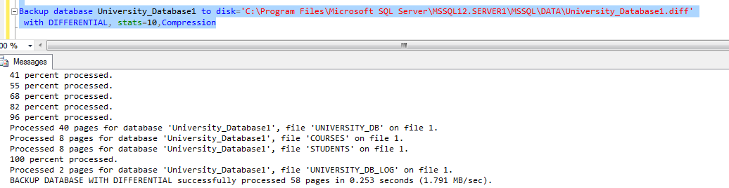 SQL SERVER DATABASE BACKUPS(FULL,LOG,DIFFERENTIAL,FILE AND FILEGROUP ...