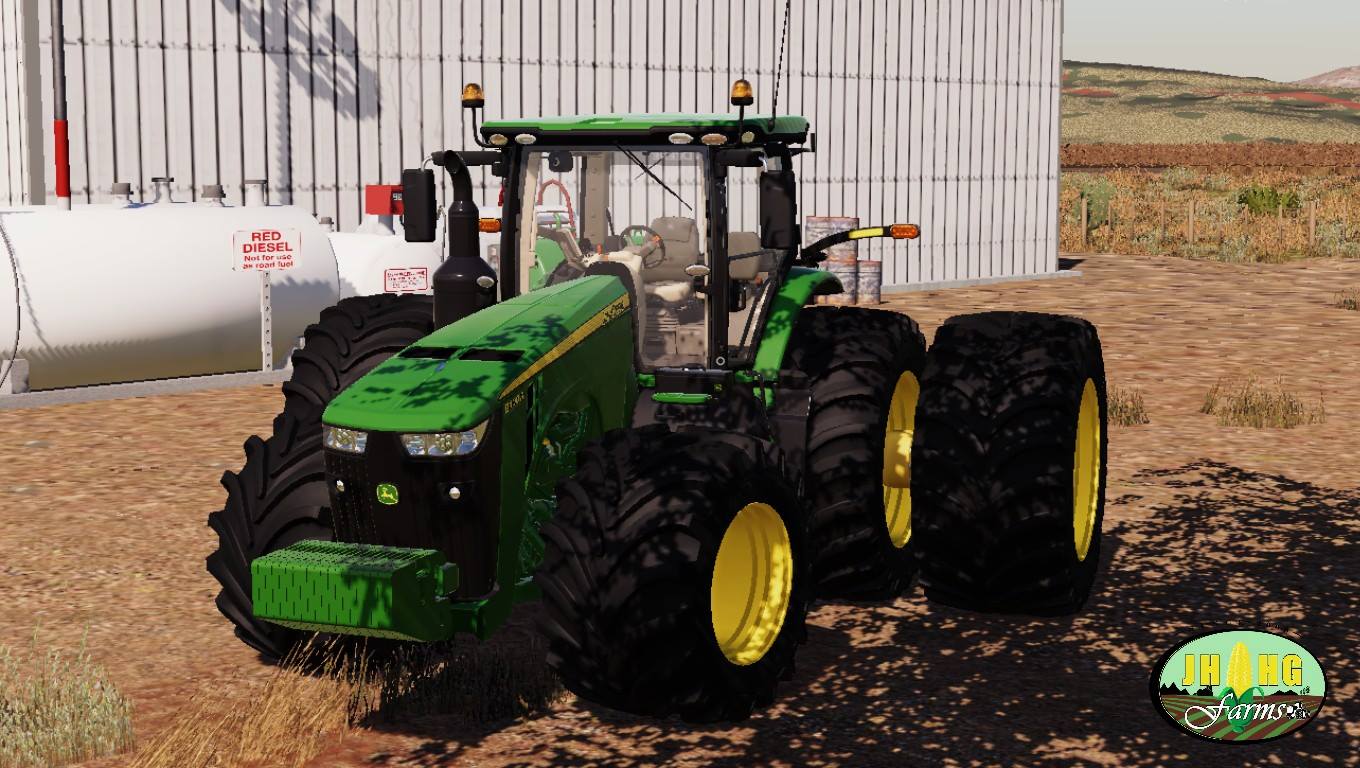 FS19 Johne Deere 8R USA Version - FS 19 & 22 USA Mods Collection