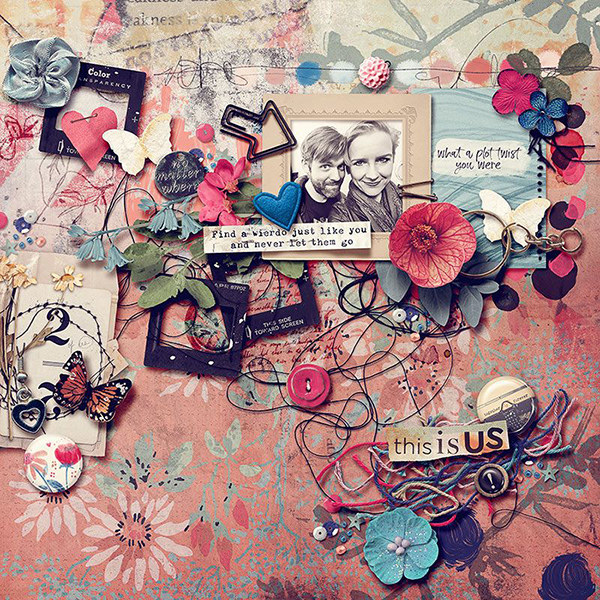 pink reptile designs: DIGITAL SCRAPBOOKING DAY