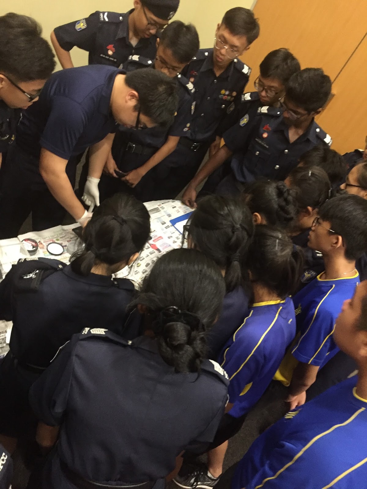 YTSS National Police Cadet Corps: Sec 3 squad CSI Training 2017