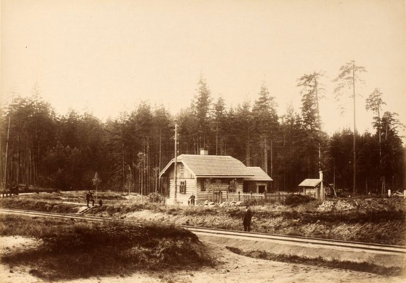 50 Rare Photos That Show the Building of the Pskov-Riga (Russian Empire ...