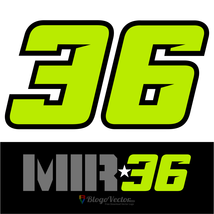 Joan Mir #36 Logo Vector - BlogoVector