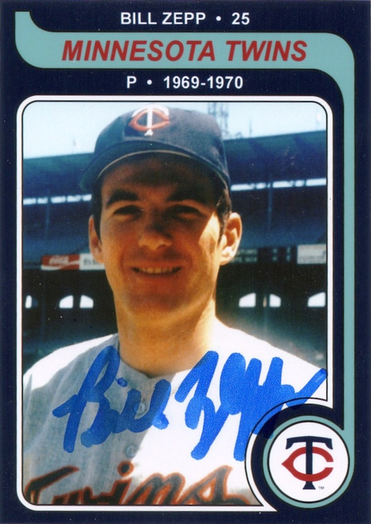 Minnesota Sports Autograph Project: BILL ZEPP