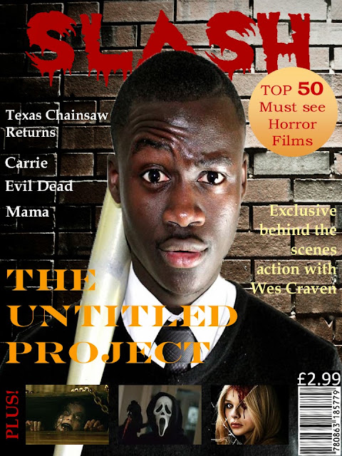Advanced Portfolio St. Angela's 2013: Film Magazine Front Cover Draft