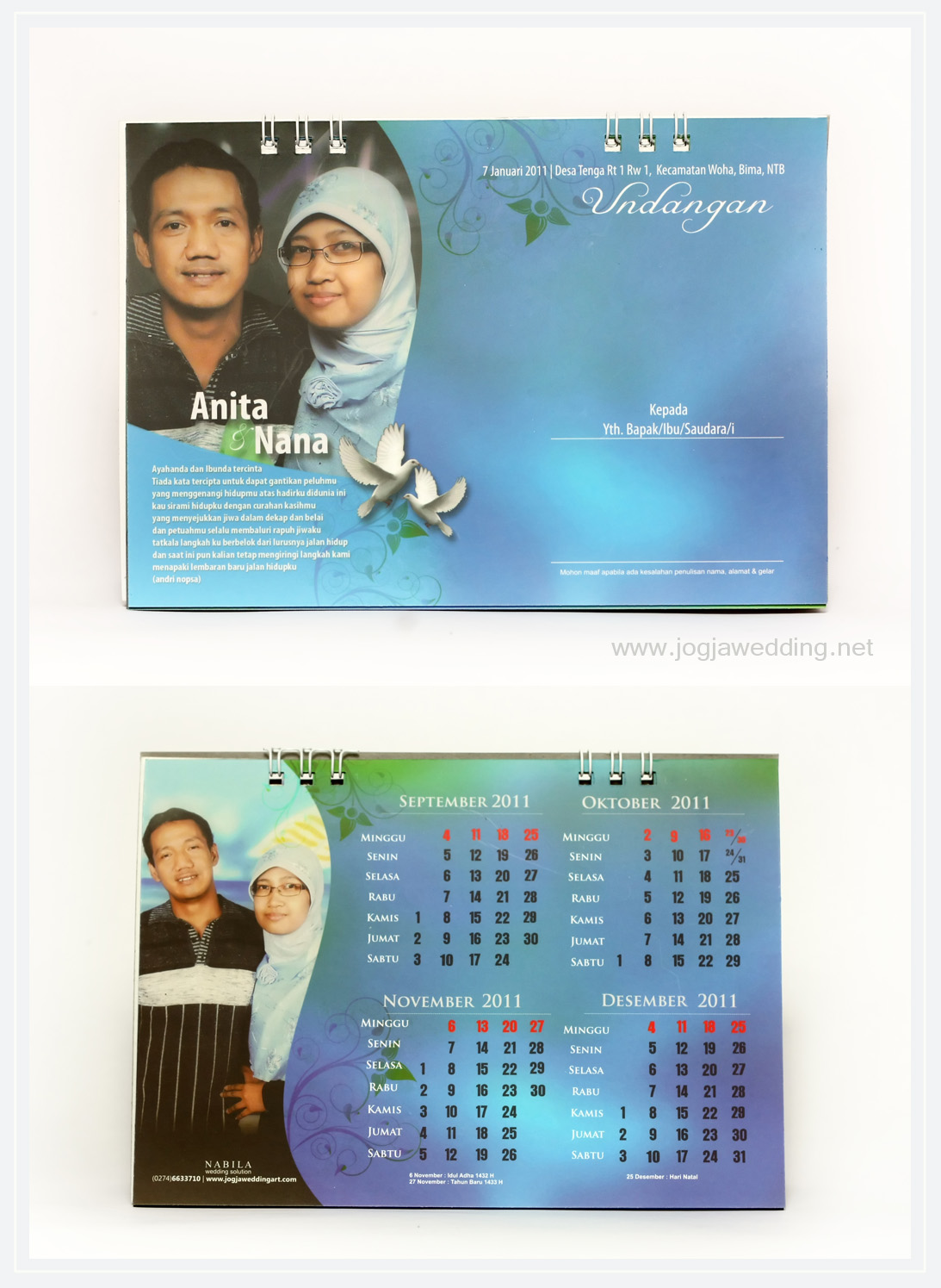 Inspirasi undangan pernikahan unik elegan-foto wedding Jogja