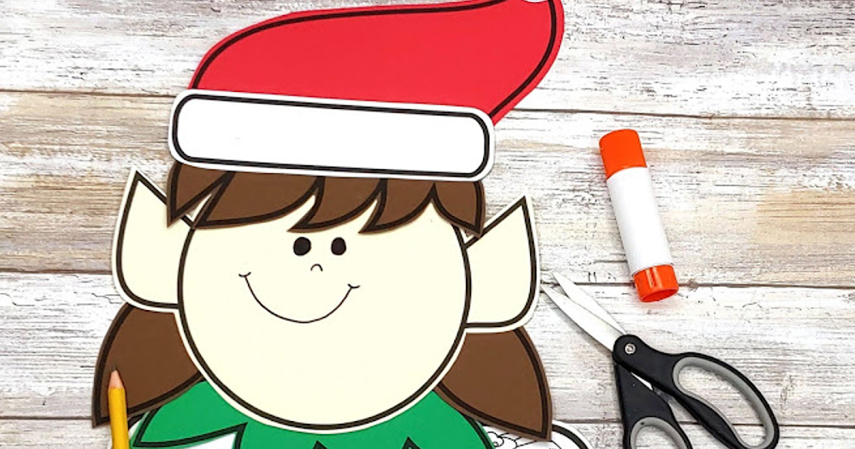 Elf Craft and Writing Plus Name Craft | Mrs. Black's Bees