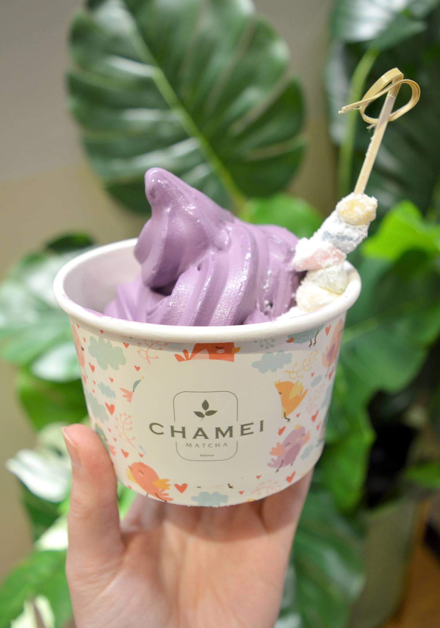 Trying Tea and Soft Serve at the new Chamei Matcha