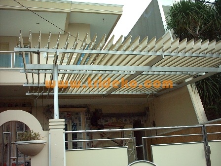 Spesialis atap buka tutup ,atap aluminium sunlouvre, atap canopy , atap ...