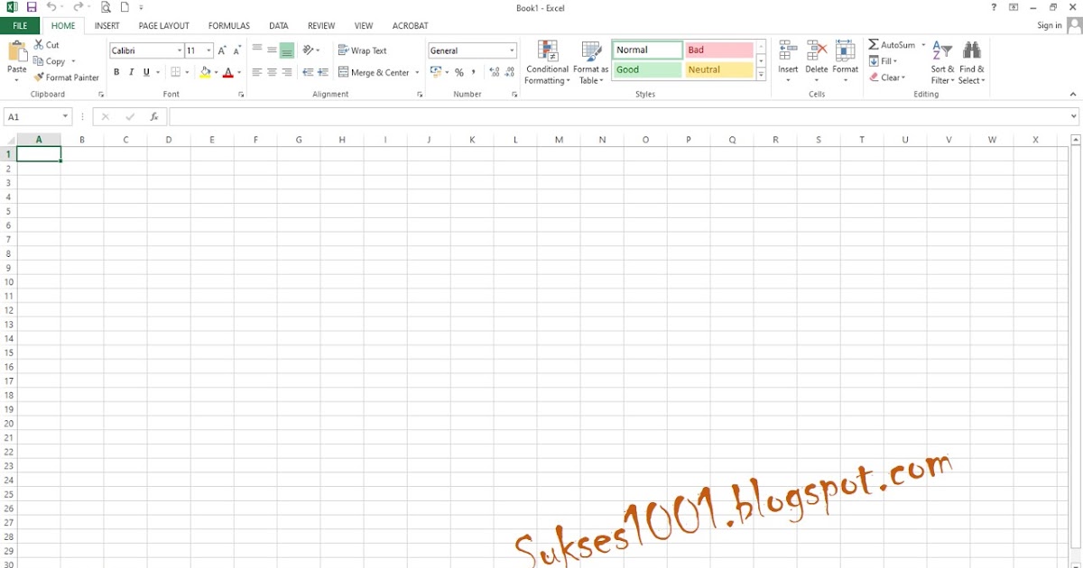 BELAJAR ONLINE BERSAMA: Cara Membuat Tabel Otomatis di Microsoft Excel