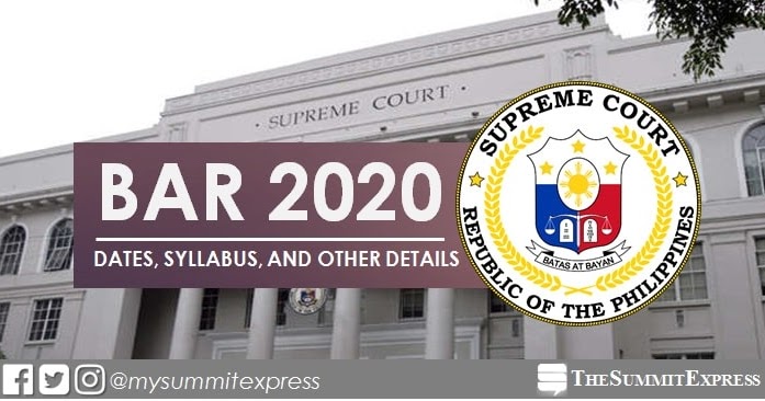 Bar Exam 2020 dates, syllabus, deadline of filing, updates - The Summit ...