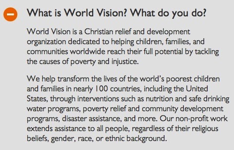 Sola Sisters: World Vision President Richard Stearns: "We don't ...