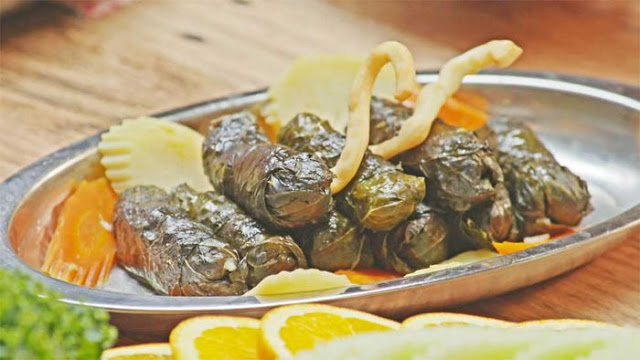 Vegetarian vine leaves recipe | Arabic Food Recipes