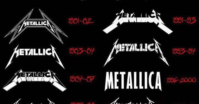 All Hail Metal: METALLICA Logo Through The Years