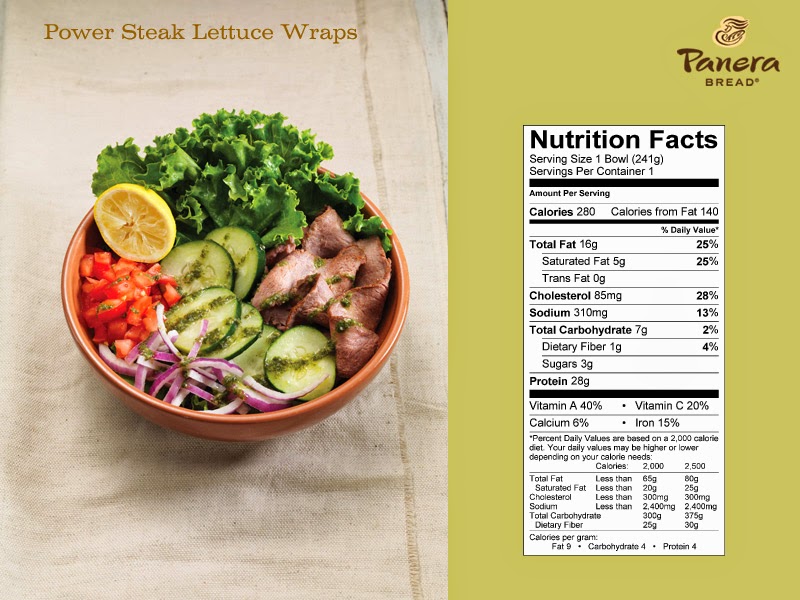 Power Steak Lettuce Wraps | Panera | Secret Menus