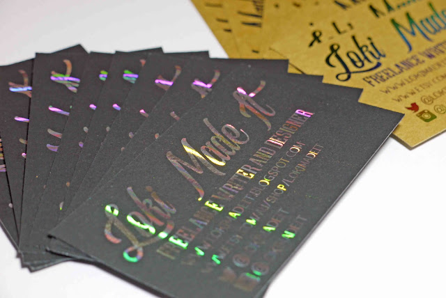 Foiled Business Card Tutorial. | The Font Bundles Blog