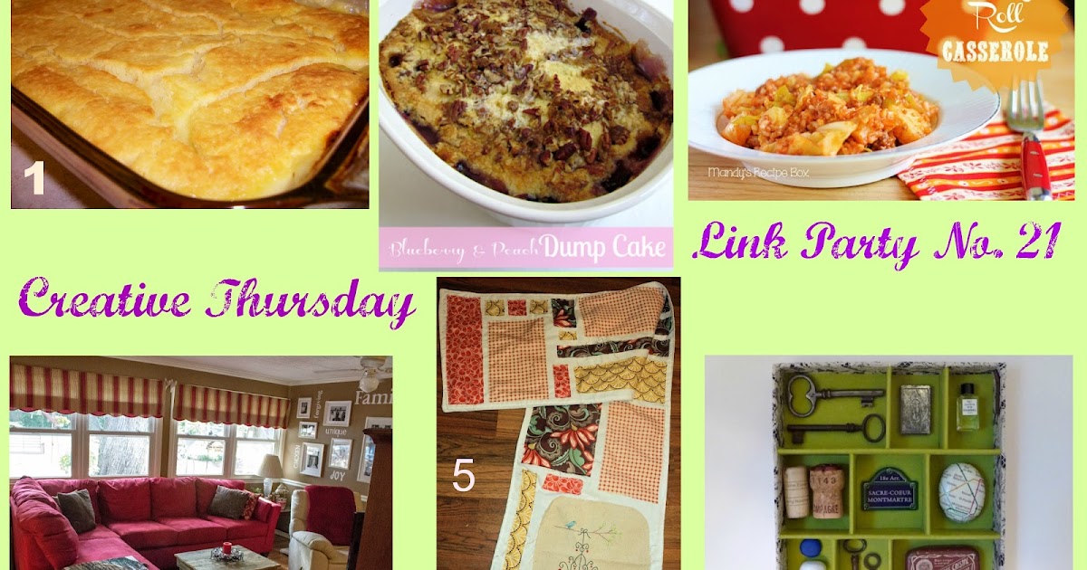 Michelle's Tasty Creations: Creative Thursday Link Party No. 21