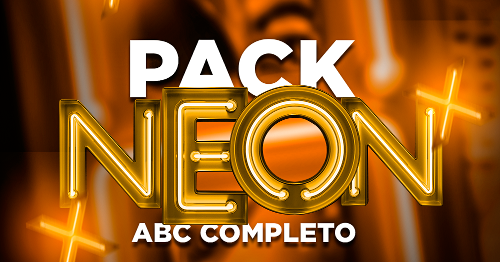Pack Letras Neon