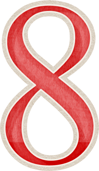 ® Gifs y Fondos Paz enla Tormenta ®: IMÁGENES DE NÚMEROS EN COLOR ROJO