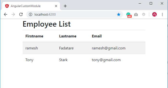 How To Create Custom Module In Angular 8