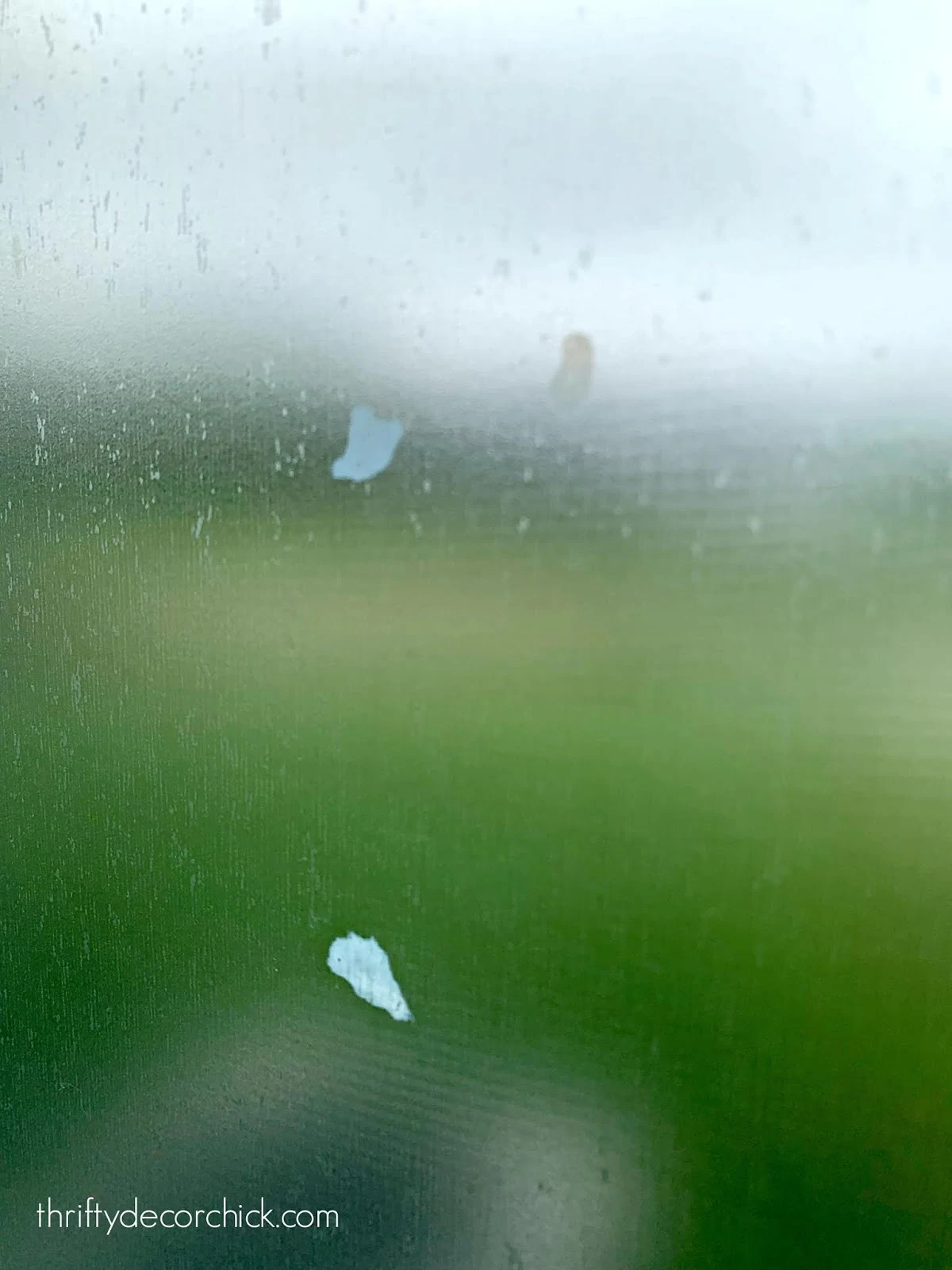 How to Easily Frost Glass With Contact Paper | Thrifty Decor Chick ...