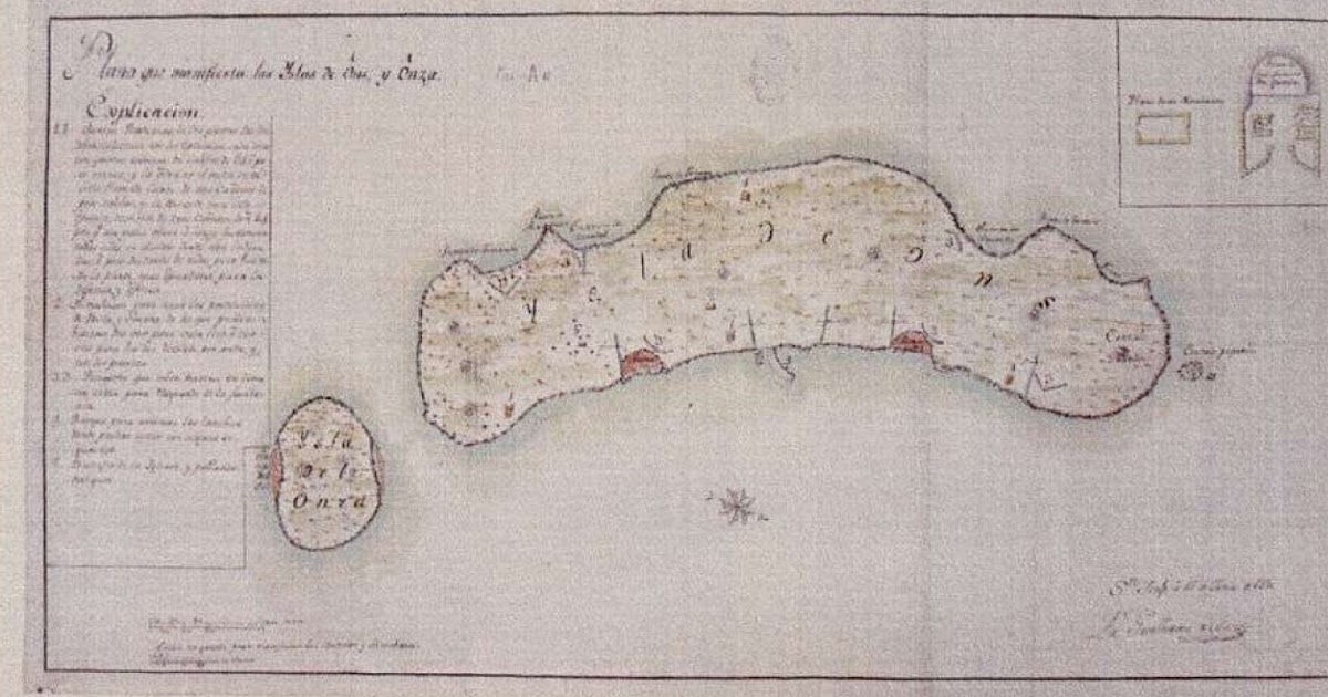 Xenealoxias de Ons: Mapa de la Isla de Ons - 1810