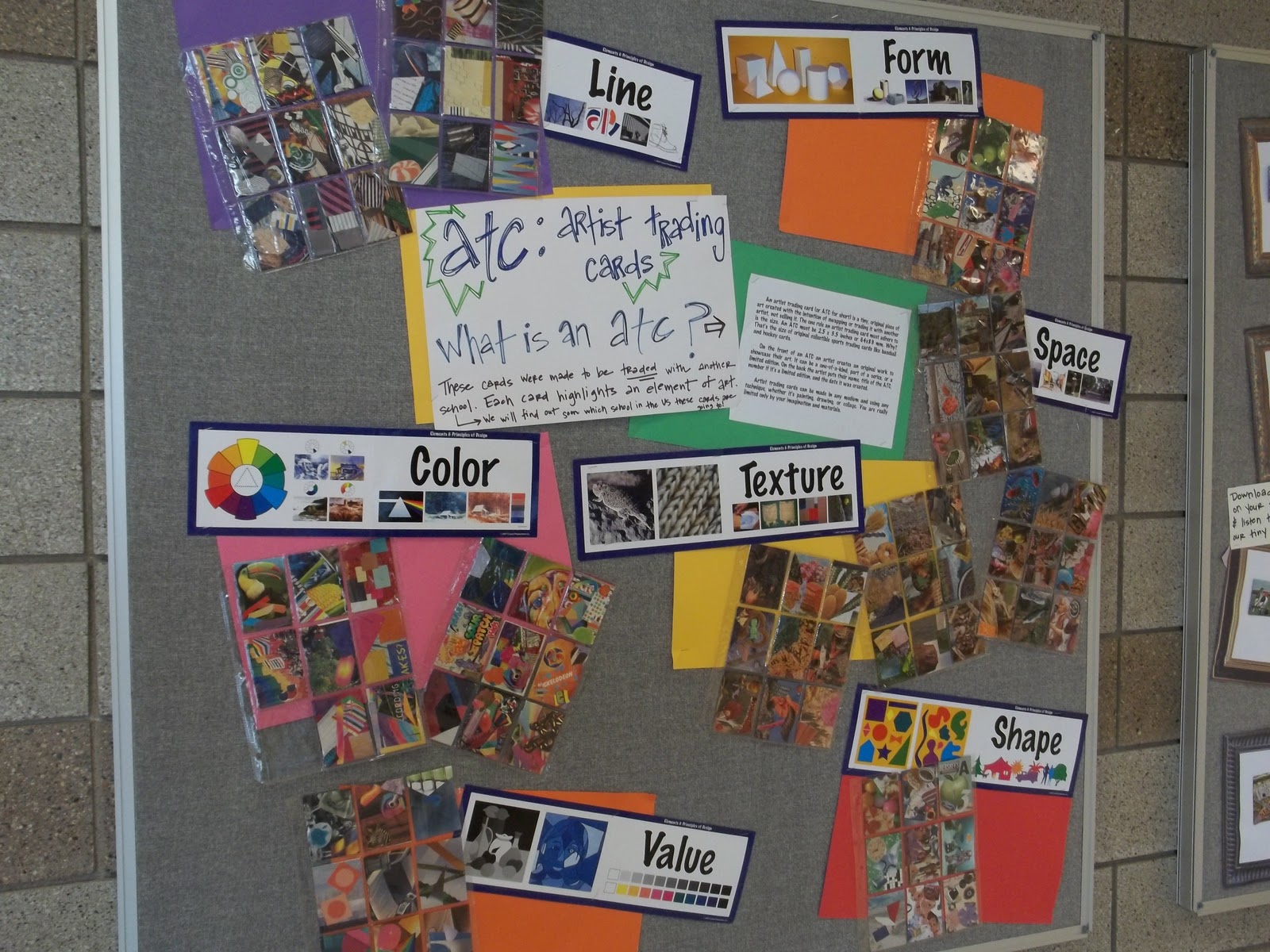 Art at Becker Middle School: Our Artist Trading Cards are done and ...
