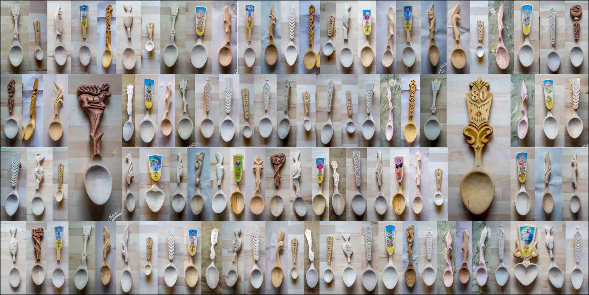 WOODCARVING / Різьблення по дереву: Ложка № 1000 / Spoon № 1000