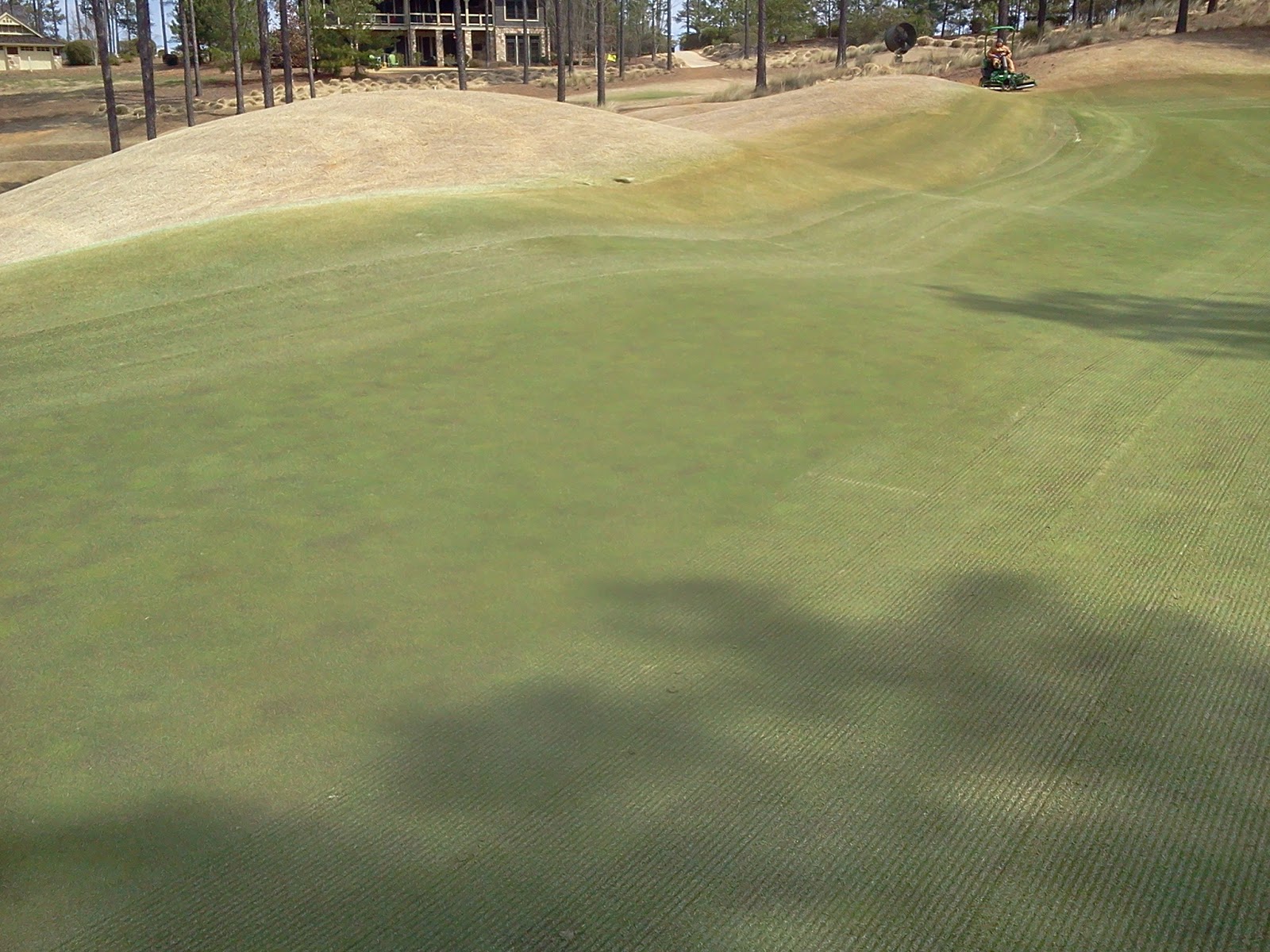 The Creek Club Golf Course Maintenance: Verticutting and Aerification 3 ...