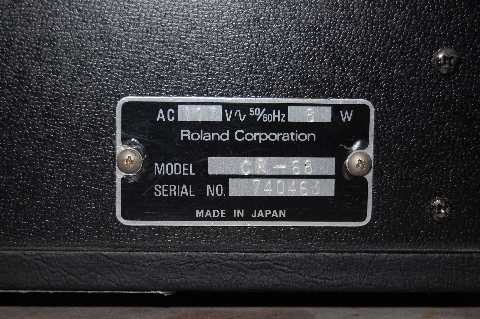 MATRIXSYNTH: Vintage Roland CompuRhythm CR-68 Drum Machine SN 740463