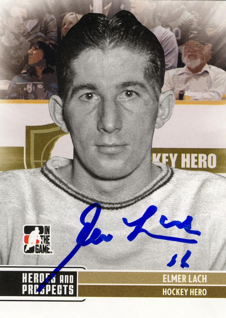 Just A Bit Offside: TTM Success! The Punch Line's Elmer Lach!