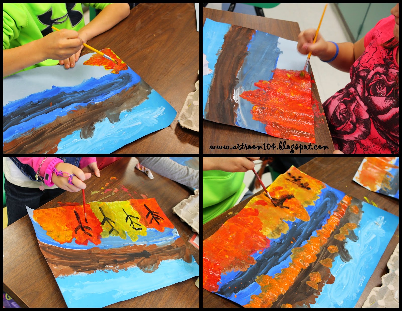 Art Room 104: 3rd Grade: Georgia O'Keeffe Landscapes