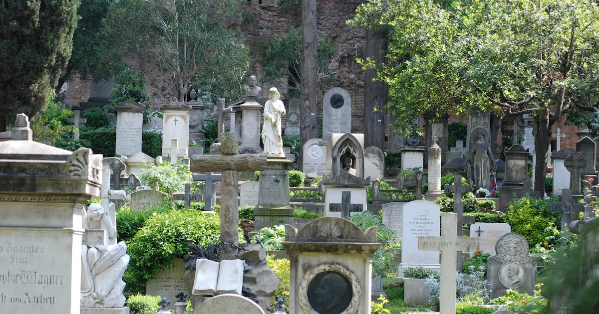 Views of Rome: The Pyramid - 2 - Acatholic Cemetery - A Small Enclave ...