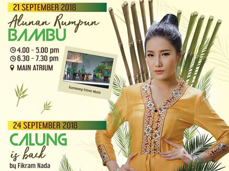 Bamboo Festival Digelar 10 - 30 September 2018 di Festival Citylink