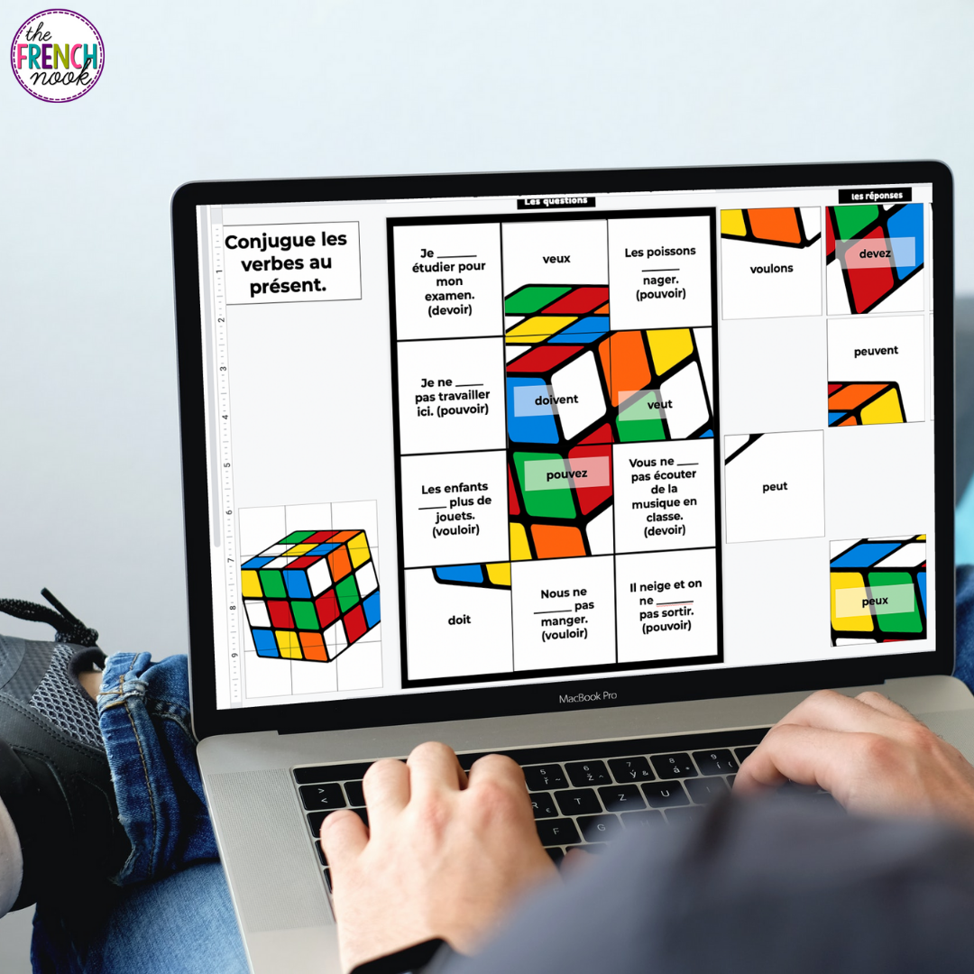 Digital puzzles for FSL | The French Nook